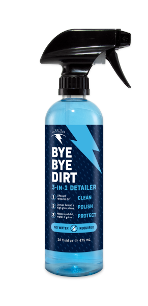 Bye Bye Dirt 3-in-1 Cleaner - 16oz/475ml Spray Bottle - CANARY CYCLES
